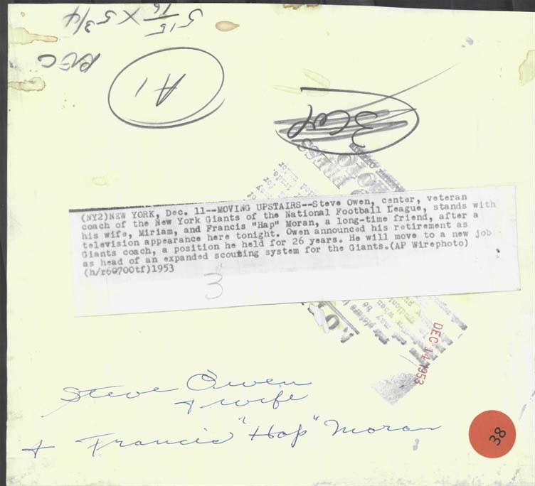 Misc. Vintage Football Items